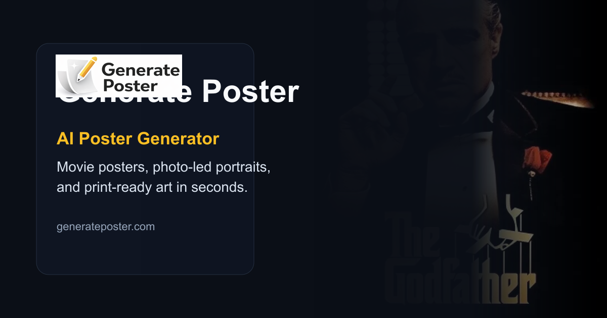 Generador de pósters IA | Generate Poster
